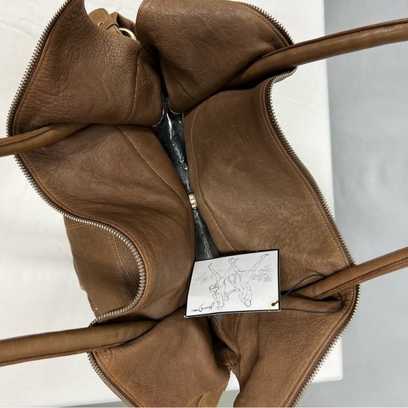 Junior Drake | Bags | Nwt Junior Drake Soft Light Brown Leather ...
